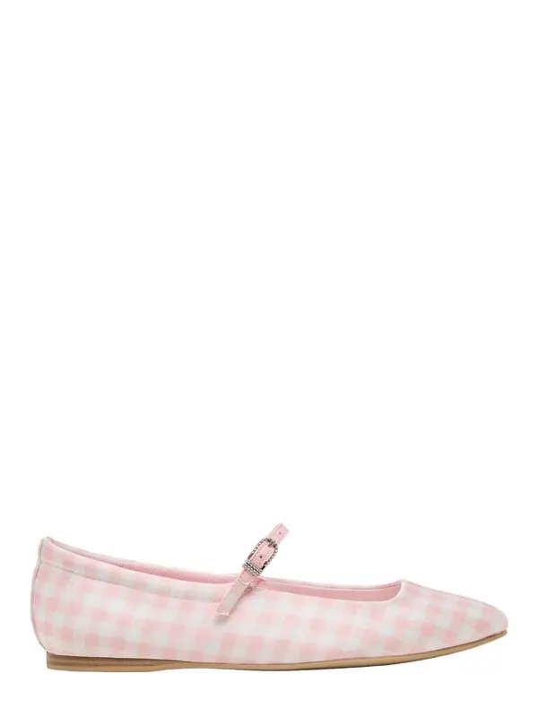 DOLCEVITA Reyes X Byrdie Golf Ballet Flats - Pink Plaid Gingham