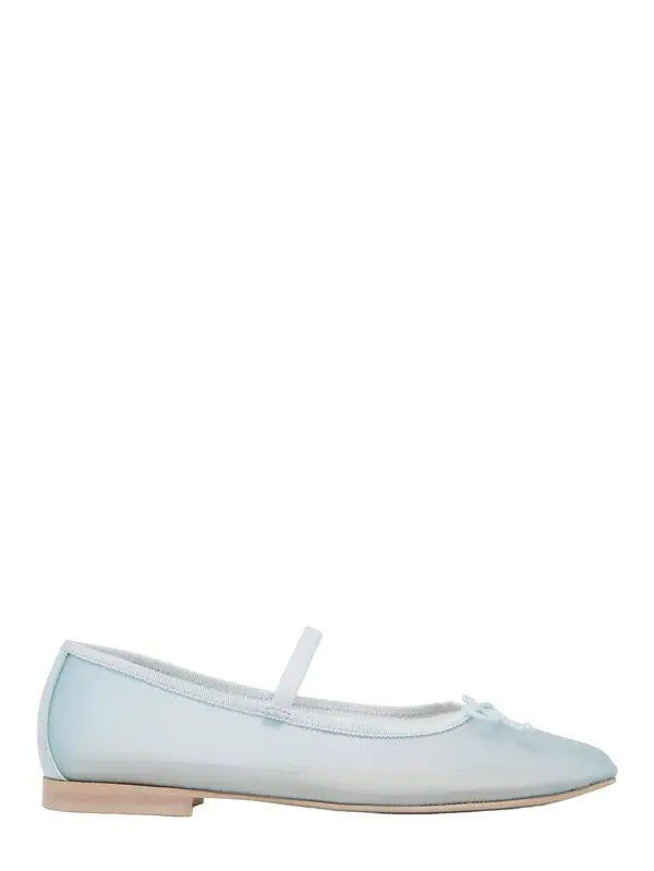 DOLCEVITA Cadel Mesh Ballet Flats - Ice Blue Mesh