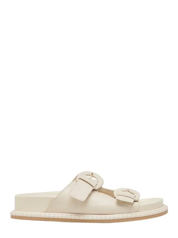 DOLCEVITA Shauny Buckled Sandals - Bone Leather