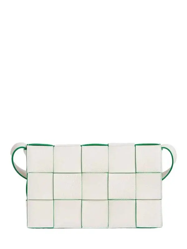 Bottega Veneta Cassette Intrecciato - White/parakeet