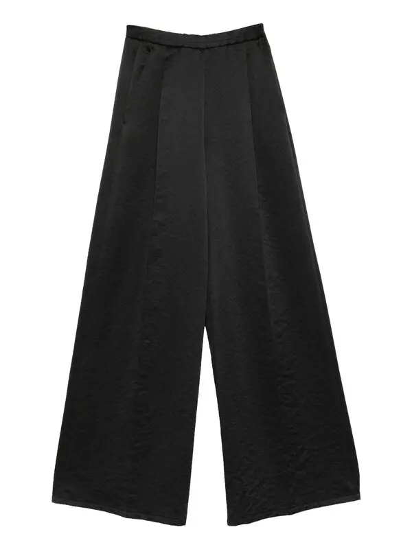 ALYSI Flared Leg Trousers - Black