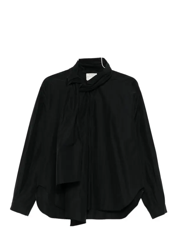 FORTE_FORTE Taffetas Shirt - Black
