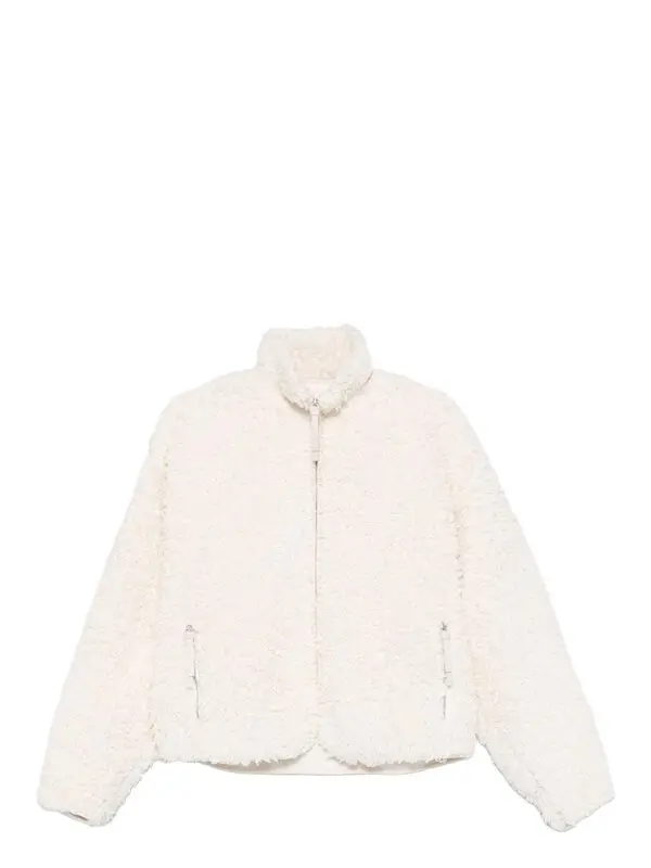 JIL SANDER Shearling Jacket - White