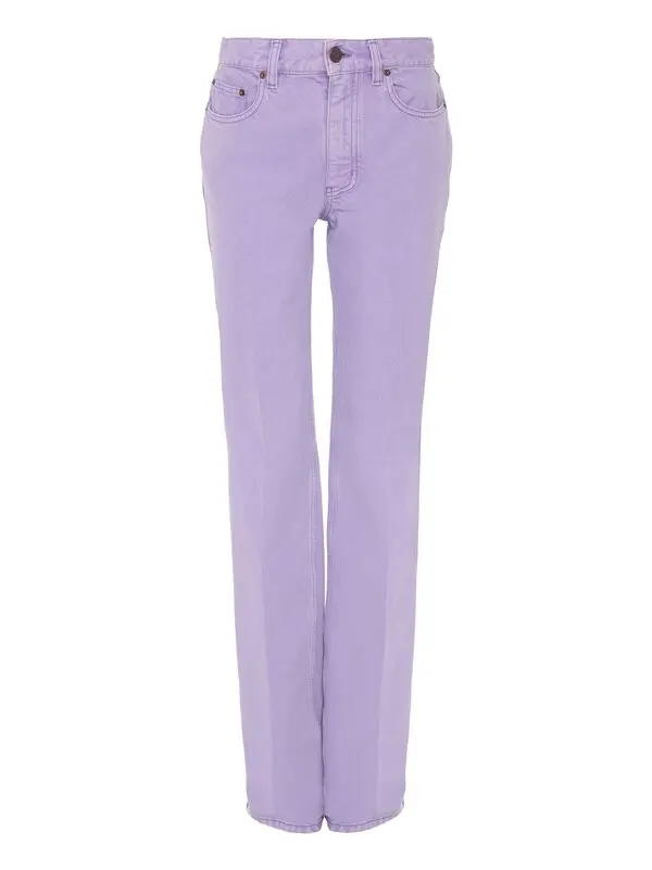 Chloé High-rise Straight-leg Jeans - Purple