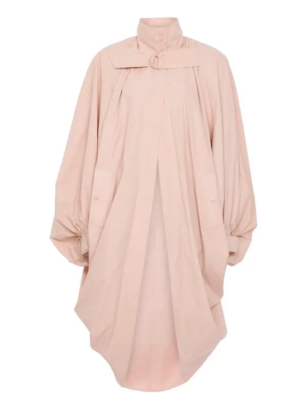 Chloé Oversized Cotton Trench Coat - Light Pink