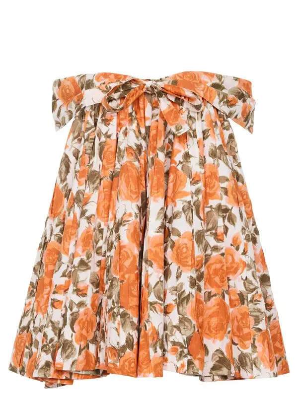 Chloé Floral Babydoll Mini Dress - Multi