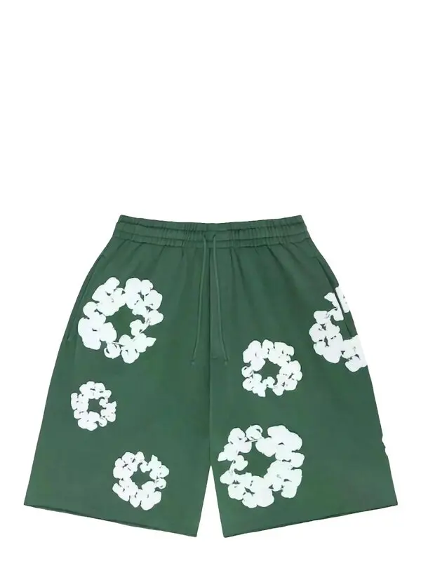 DENIM TEARS Wreath Shorts - Green