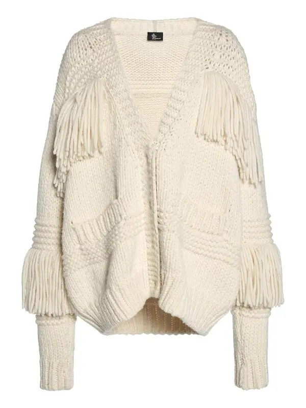 Moncler Wool Cardigan - Ivory
