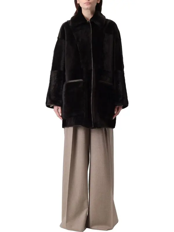Max Mara Fur Coat - Brown