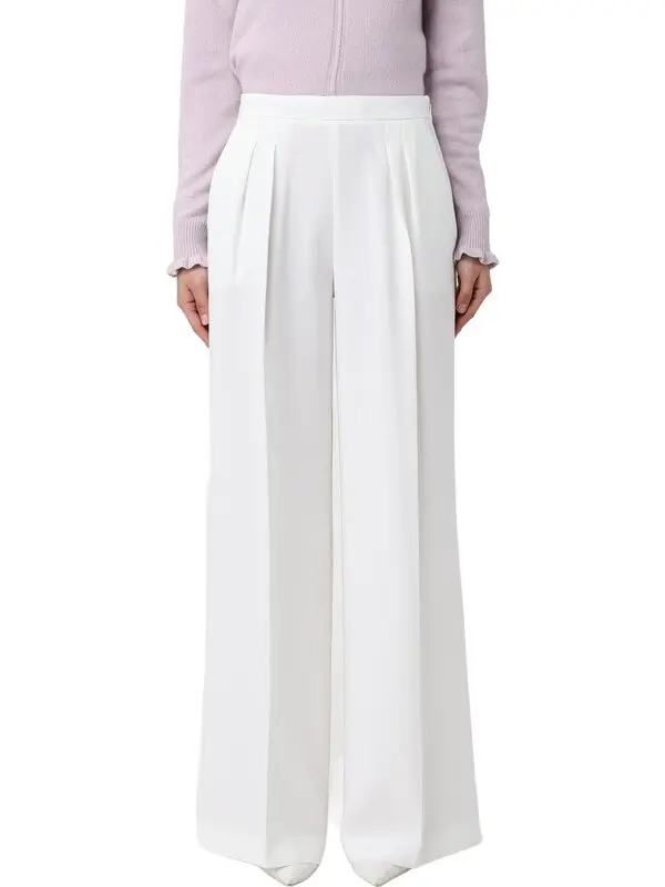 TWINSET Wide Leg Pants - White
