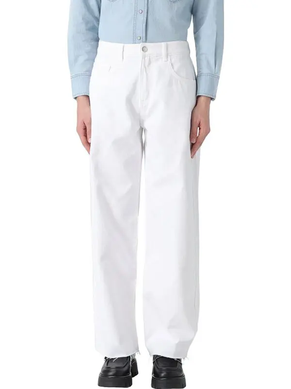 ICON DENIM LOS ANGELES Wide Leg Jeans - White
