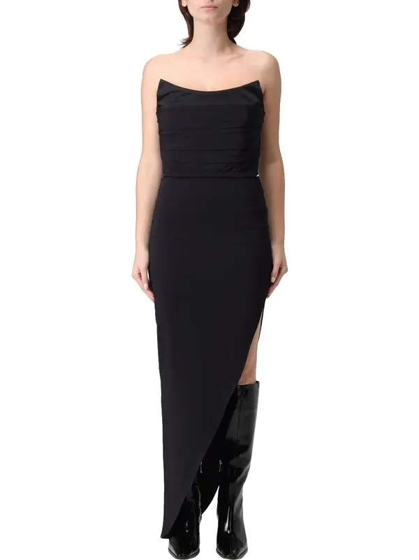 Amen Asymmetrical Dress - Black