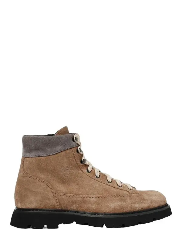 DOUCAL'S Lace-up Ankle Boot - Cocoa