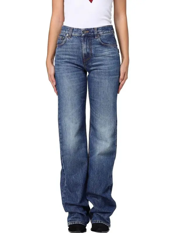HAIKURE Straight Leg Jeans - Blue