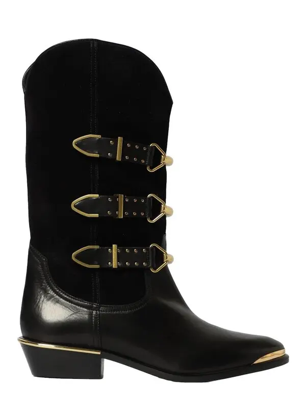 Isabel Marant Buckled Boots - Black