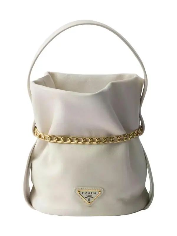 Prada Mini Bucket Bag - White