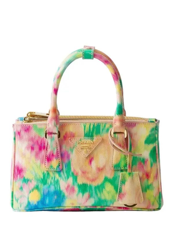 Prada Mini Galleria Tote Bag - Green