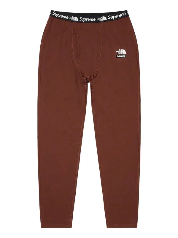 Supreme X The North Face Base Layer Pant - Brown