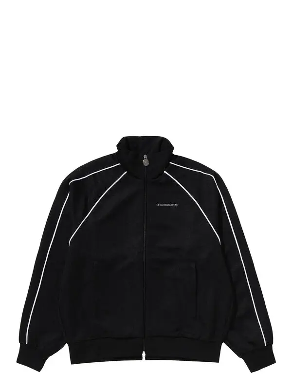 BAPE Line Camo Jacquard Track Jacket - Black