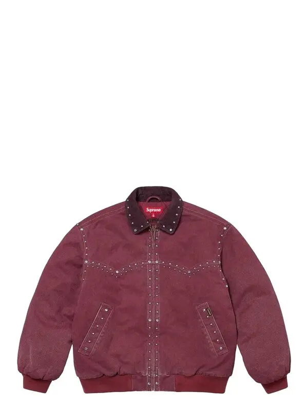 Supreme X B.b. Simon Studded Work Jacket - Red