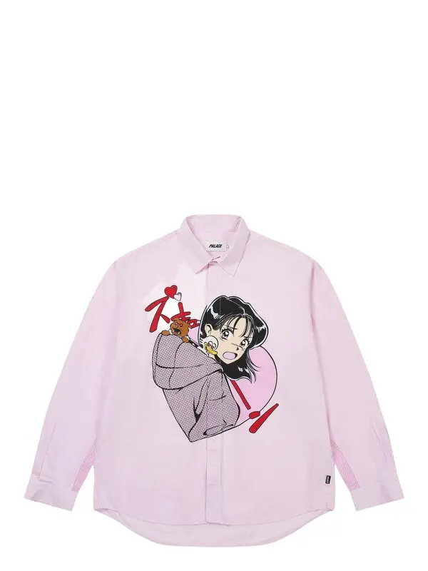 PALACE Rear View Shirt - Pink