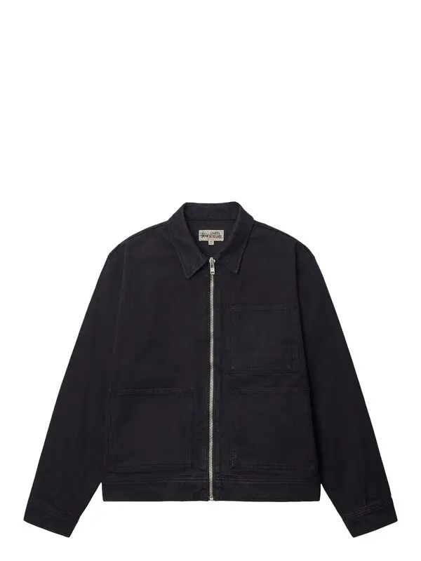 StÜssy Zip Work Jacket - Black