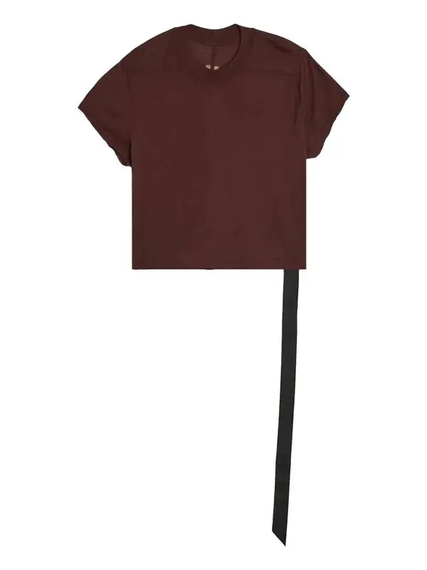 Rick Owens Cropped Small Level T-shirt - Tan