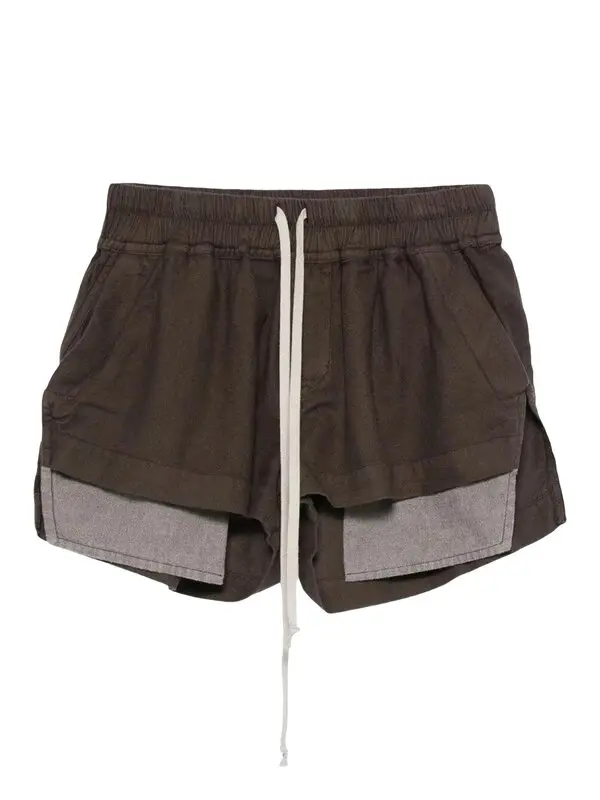 Rick Owens Light Flannel Boxers - Brown