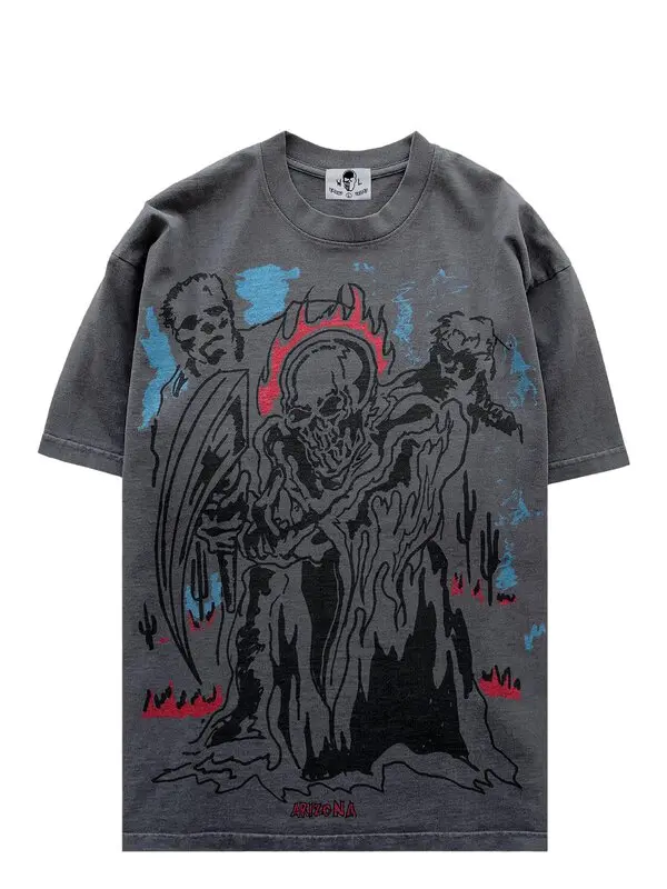 WARREN LOTAS Summoner Vintage Wash T-shirt - Black
