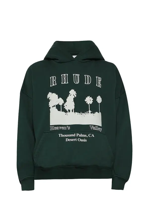 Rhude Thousand Palms Hoodie - Green