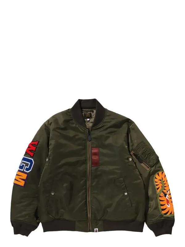BAPE Shark Ma-1 Jacket - Green