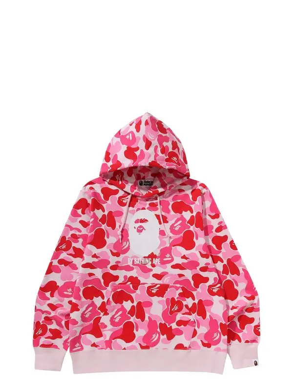 A BATHING APE Abc Camo Pullover Hoodie - Pink