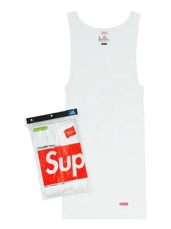 Supreme X Hanes Tank Tops - White