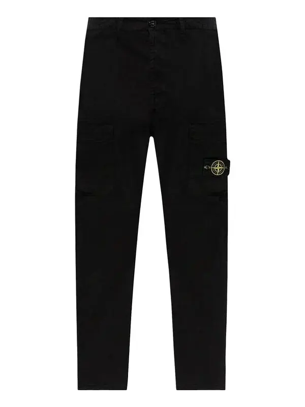 Stone Island Regular Tapered Pants - Black