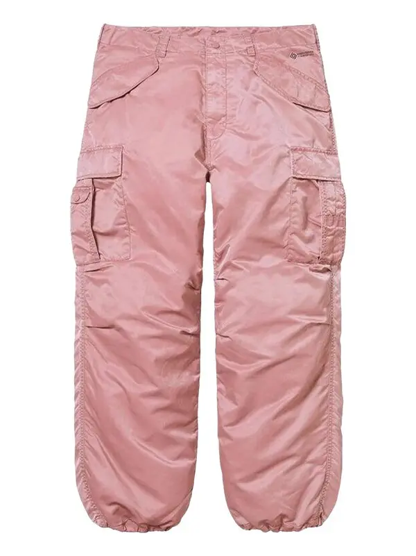 Supreme Washed Flight Satin Cargo Pant - Pink