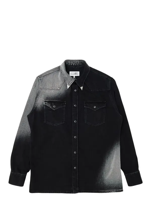 MAISON MARGIELA Long-sleeve Shirt - Black