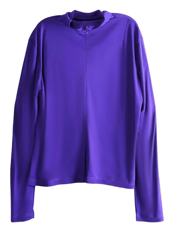 Dries Van Noten Turtleneck Top - Purple