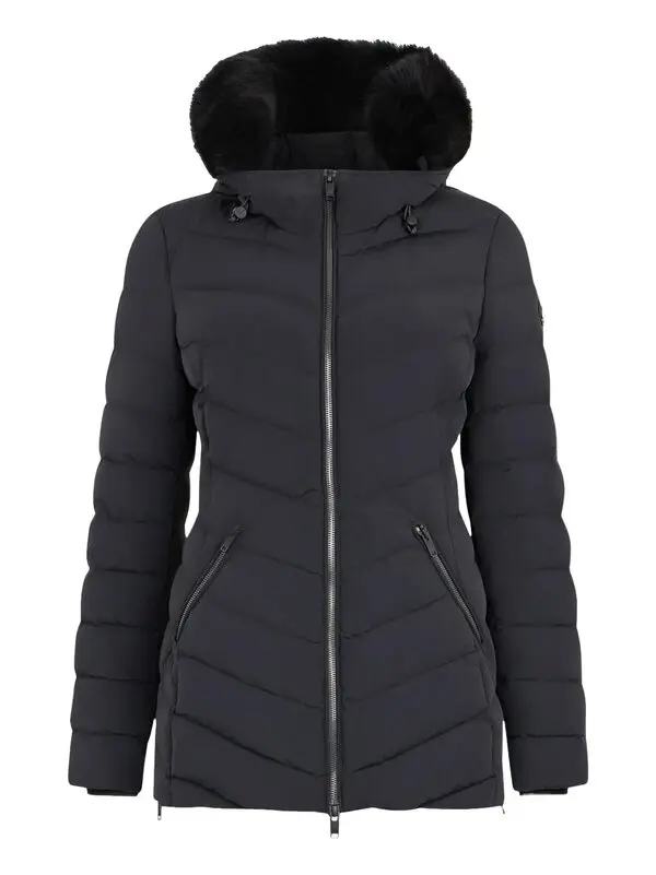 Moose Knuckles Roselawn 5 Hooded Down Jacket - Blk Wblk S