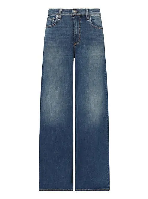 Rag & Bone Flexi Sofie Ankle Wide-leg Jeans - Ness