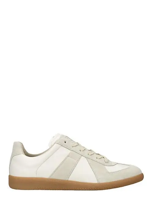 MAISON MARGIELA Replica Panelled Trainers - Cream