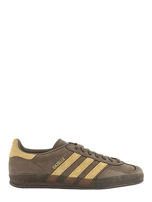 Adidas Gazelle Indoor Suede Trainers - Cargo Brown Golden B
