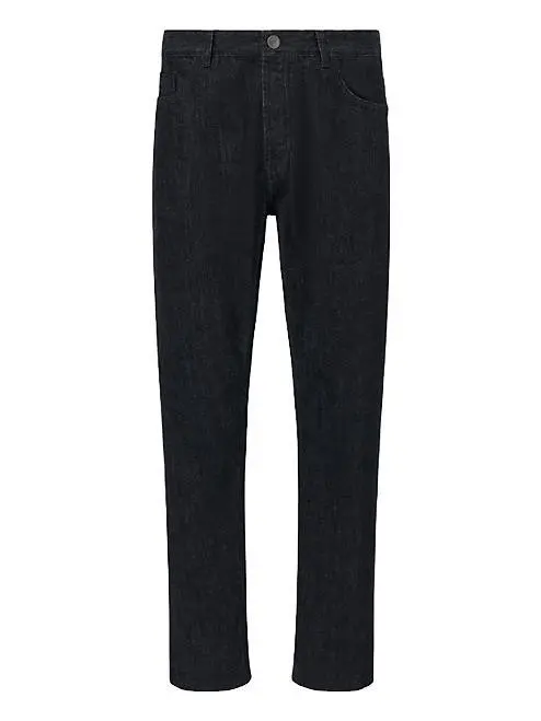 Boggi Milano Selvedge Straight-leg Denim Jeans - Dark Blue