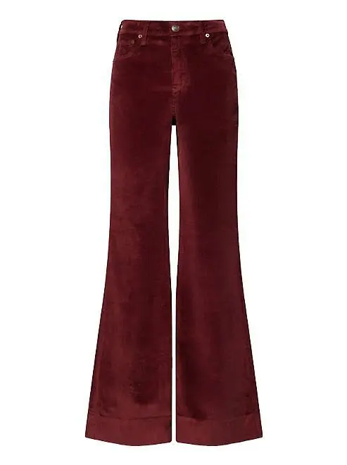 Rag & Bone Skylar High-rise Corduroy Trousers - Brgdy