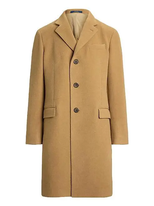 Ralph Lauren Collared Single-breasted Wool-blend Coat - Camel