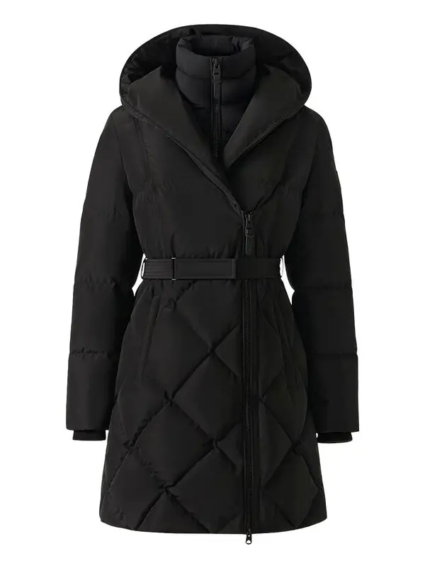 Mackage Ayumi 2-in-1 Long Down Coat - Black