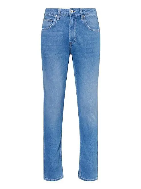 VINGT QUATRE Taylor Slim-fit Denim Jeans - Light Blue