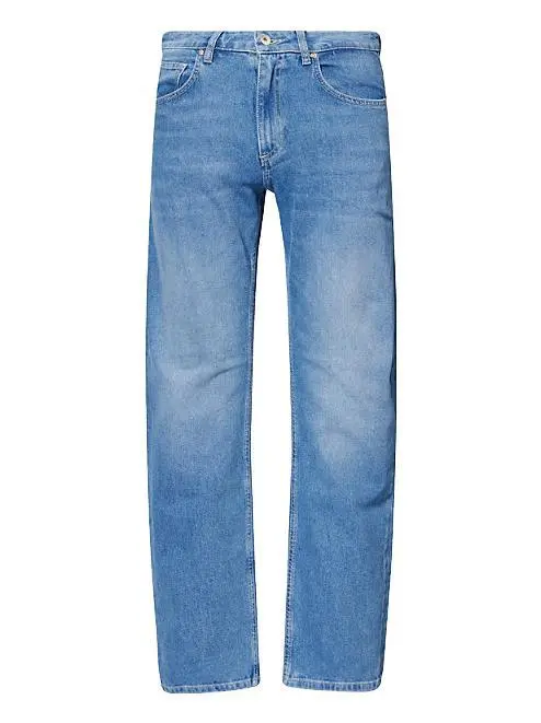 VINGT QUATRE Hardy Straight-leg Stretch-denim Blend Jeans - Light Blue