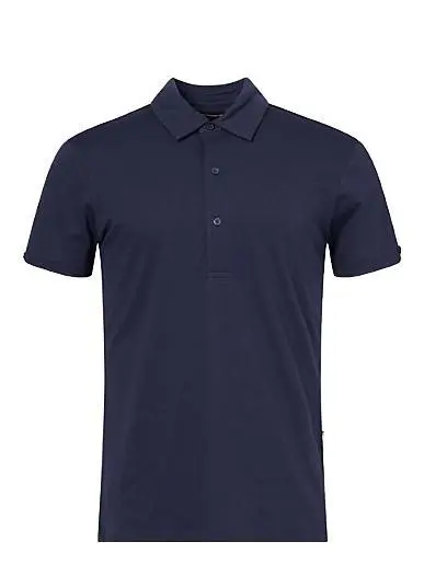 Orlebar Brown Sebastian Short-sleeves Cotton And Silk Polo Shirt - Night Iris