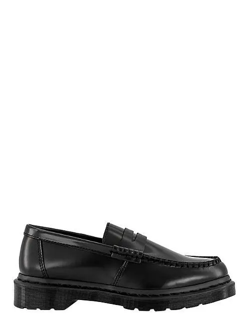 Dr. Martens Penton Leather Loafers - Black Polished Smooth