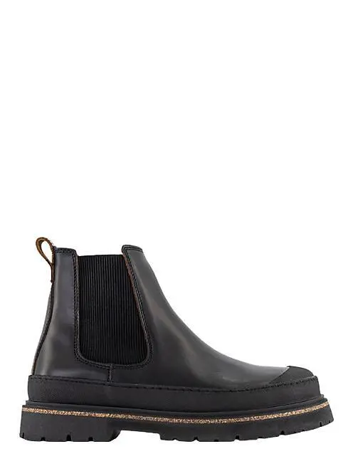 BIRKENSTOCK Prescott Leather Chelsea Boots - Black